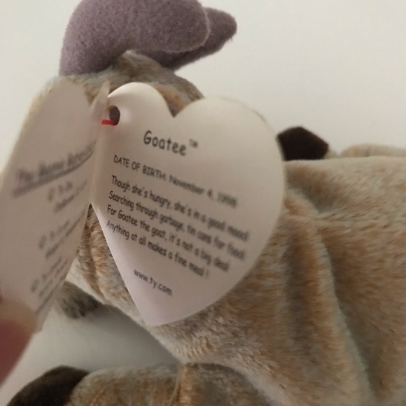Ty | Toys | Ty Beanie Baby Goatee The Goat Plush Doll | Poshmark